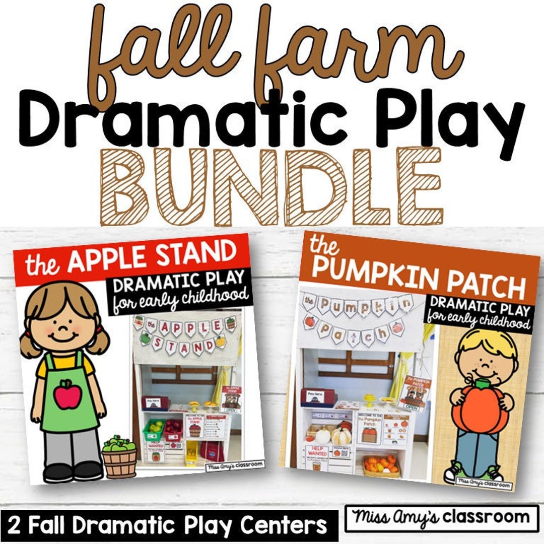 Fall Farm Dramatic Play Printables Apple Stand/apple Orchard & Pumpkin ...