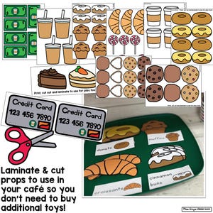 Coffee Shop Dramatic Play Center: Printable Cafe Pretend Play (PDF) - Etsy