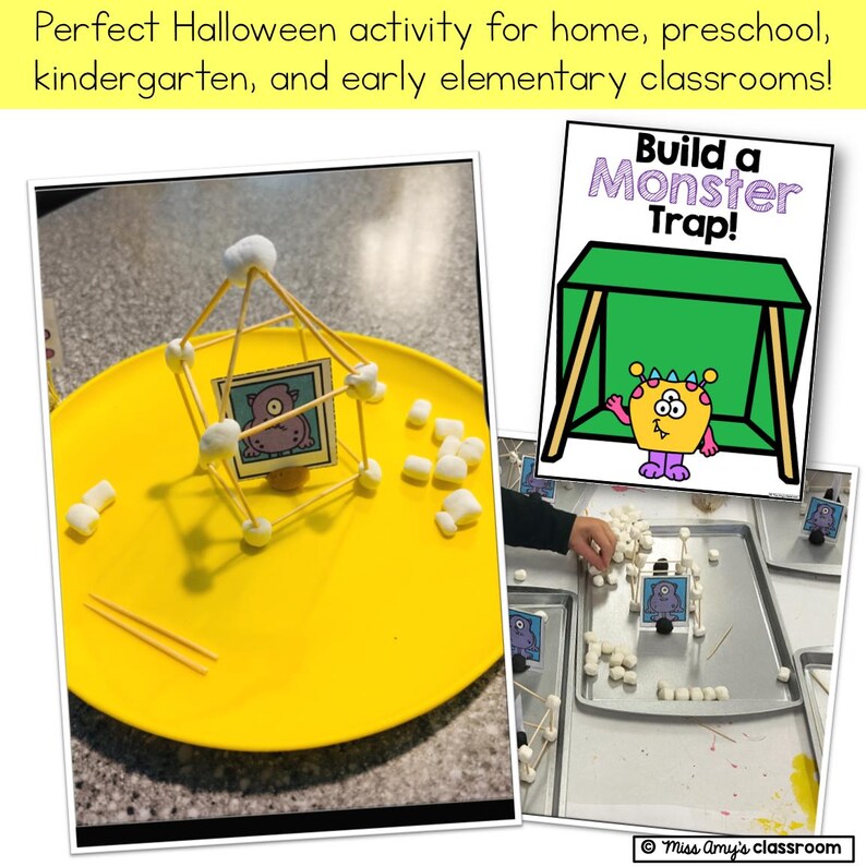 How to Catch a Monster STEM Activity for Preschool & Kindergarten ...