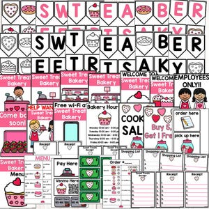 Sweet Treats Bakery: Valentine's Day Pretend Play Printables (PDF) - Etsy