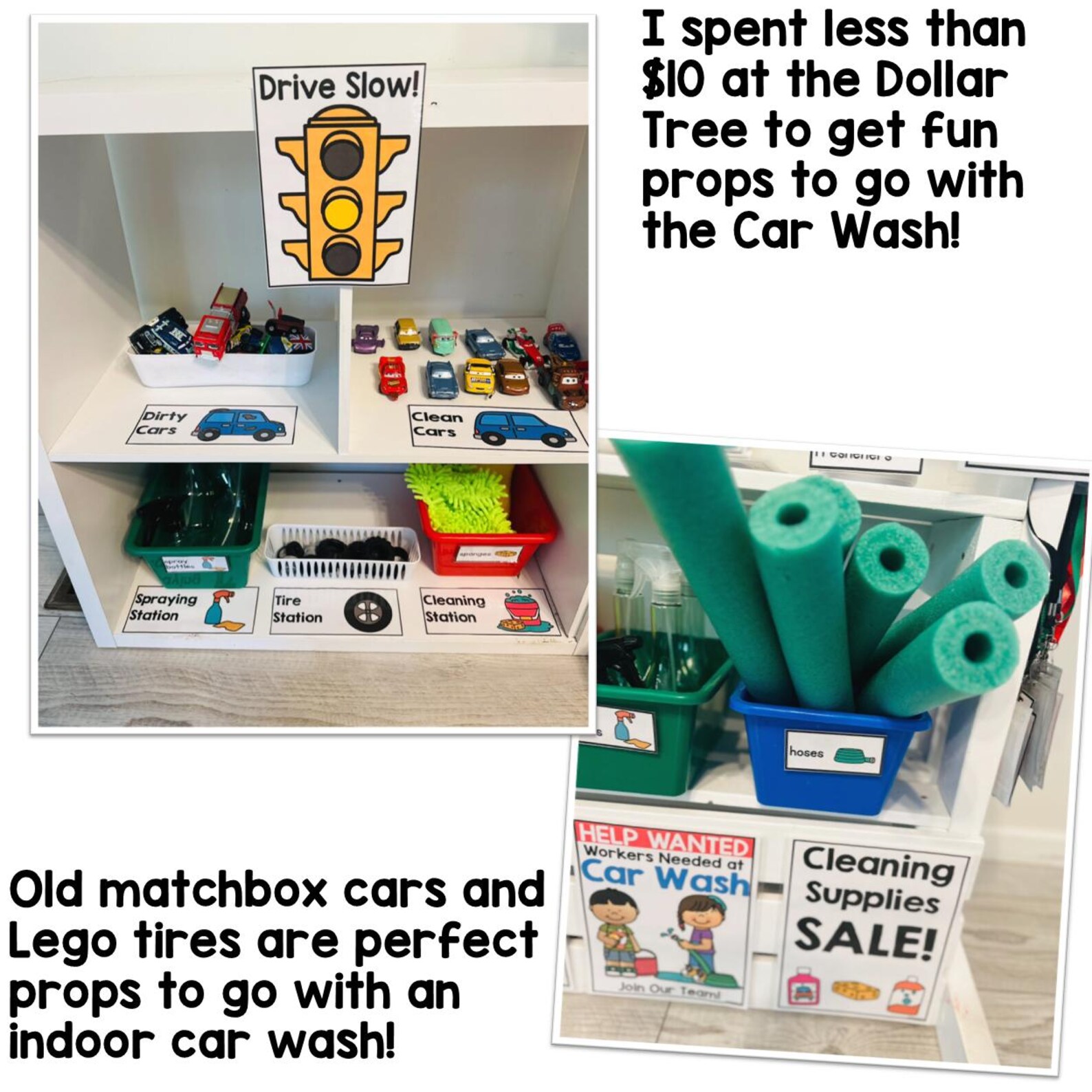 Car Wash Dramatic Play Printables: Pretend Play Props (90+ Pages) - Etsy