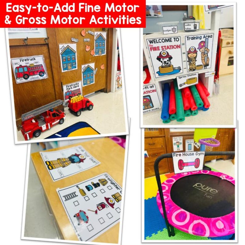 Fire Station Dramatic Play Center - Firefighter & Fire Safety ...