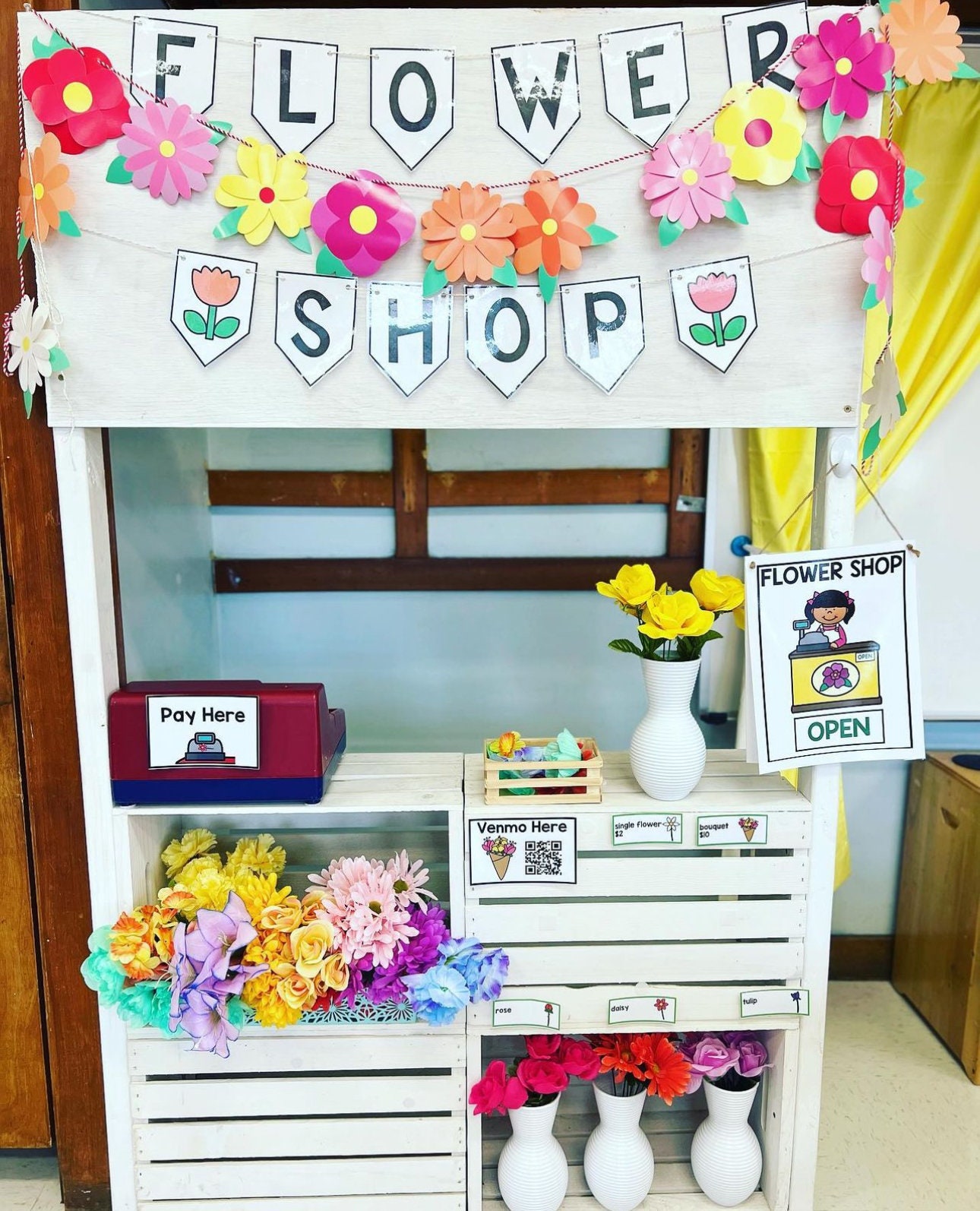 Pretend Play Flower Shop for Kids - Printable Garden Center Dramatic ...