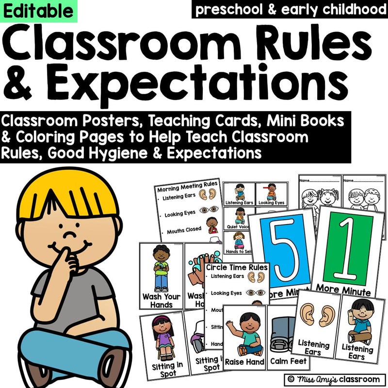 Classroom Rules - Etsy
