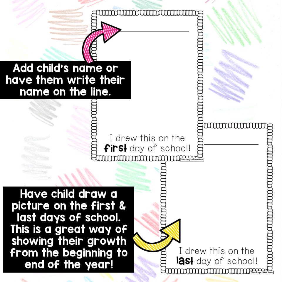 All About Me Preschool Worksheets Memory Book Pages Monthly Self ...