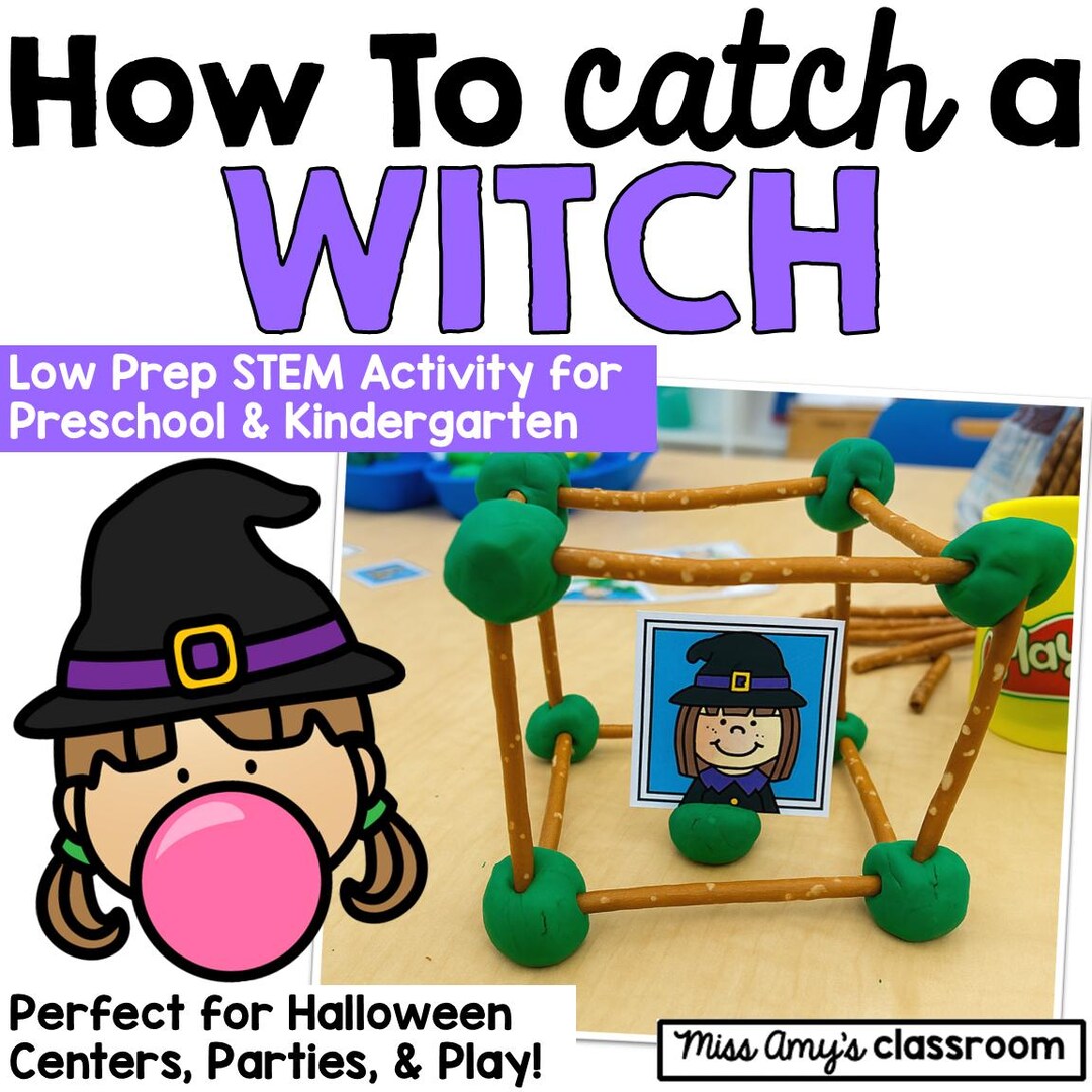 How to Catch a Witch STEM Activity for Preschool & Kindergarten ...