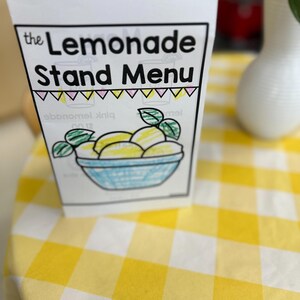 Lemonade Stand Dramatic Play Printables: Pretend Play Kit (PDF) - Etsy