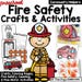 Preschool Fire Safety Activities: Firefighter Crafts, Fine Motor ...