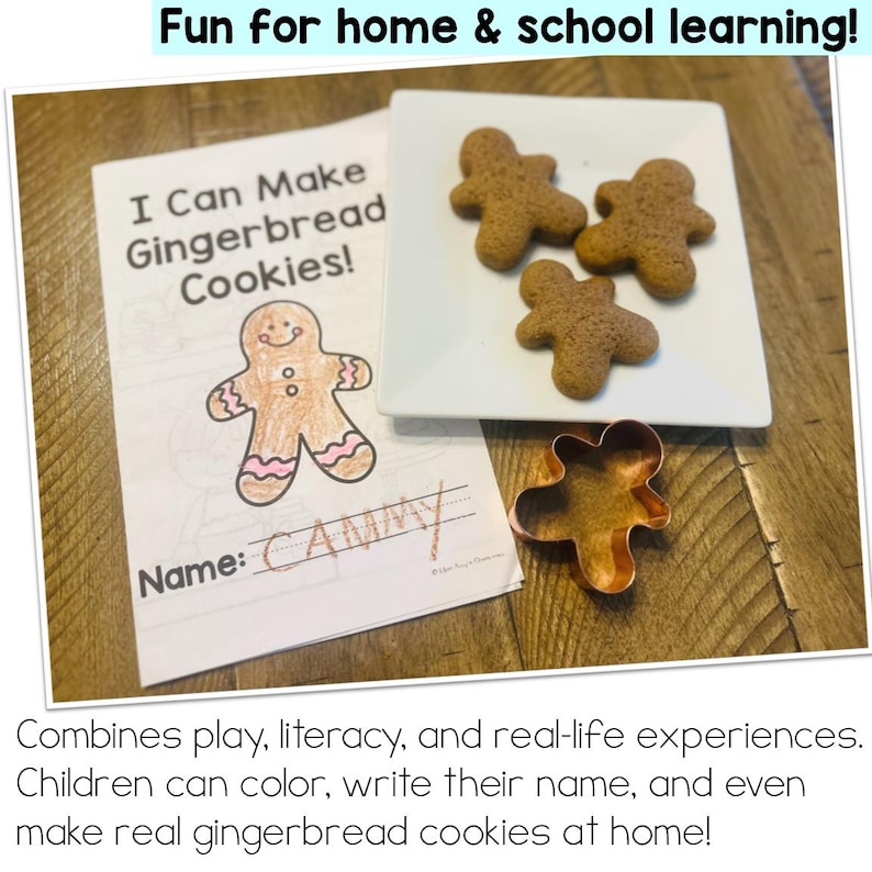 Gingerbread Bakery Dramatic Play Center - Christmas Pretend Play ...