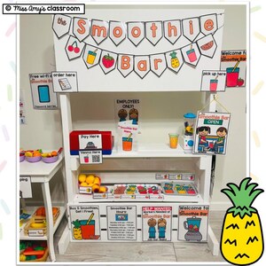 Gym & Smoothie Bar Dramatic Play Printables: Preschool Fitness (digital ...