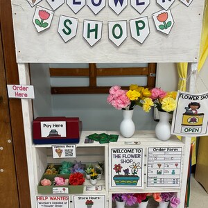 Flower Shop Dramatic Play Printables for Preschool & Homeschool ...
