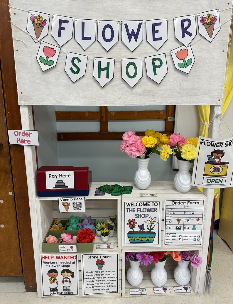 Flower Shop Dramatic Play Printables for Preschool & Homeschool ...