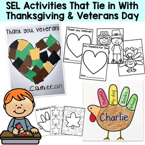 November & December SEL Bundle - Preschool Kindness and Gratitude ...