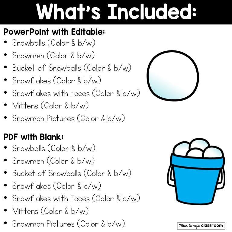 Editable Snow-themed Name Tags | Winter & January Classroom Labels - Etsy