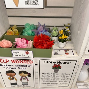 Flower Shop Dramatic Play Printables for Preschool & Homeschool ...