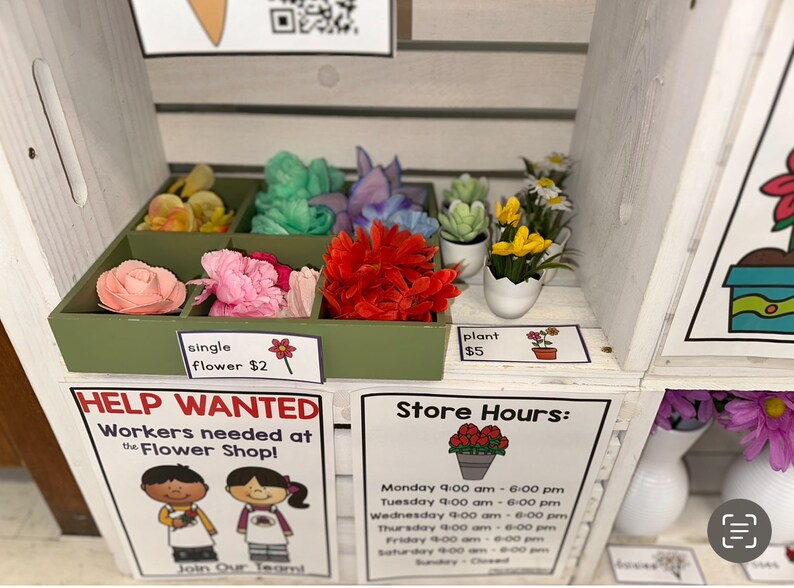 Flower Shop Dramatic Play Printables for Preschool & Homeschool ...