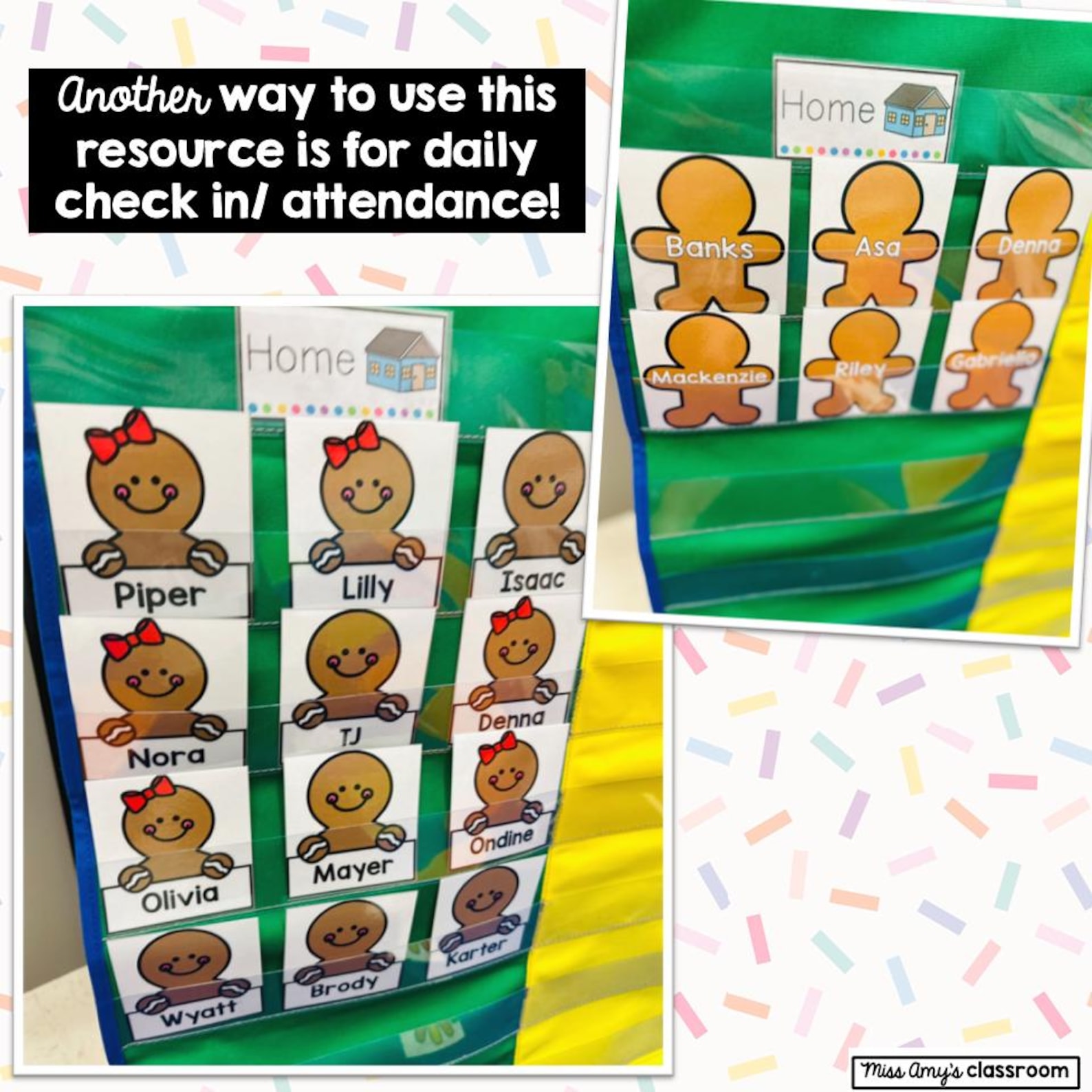 EDITABLE Gingerbread Name Tags for Christmas Tags & Holiday Bulletin ...