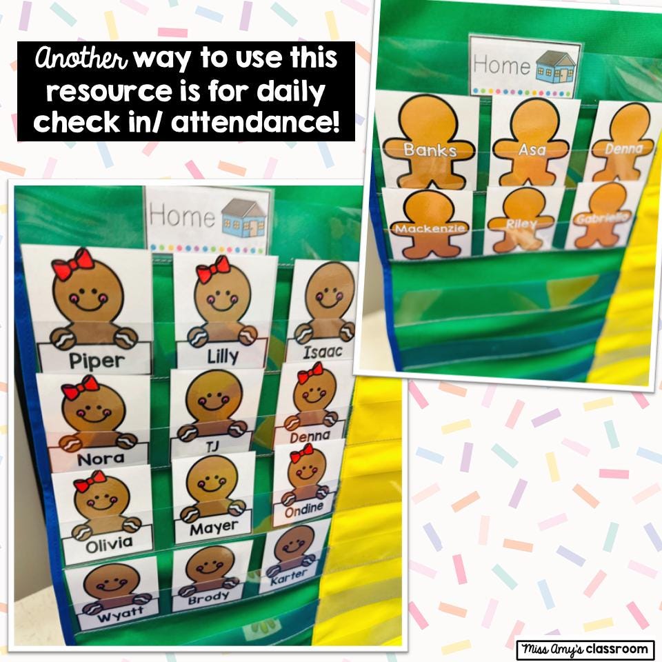 EDITABLE Gingerbread Name Tags for Christmas Tags & Holiday Bulletin ...