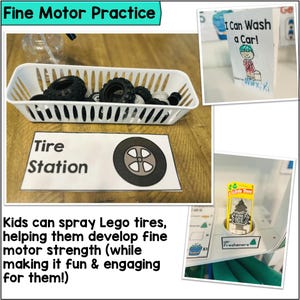 Car Wash Dramatic Play Printables – Preschool Learning Activity Pack ...