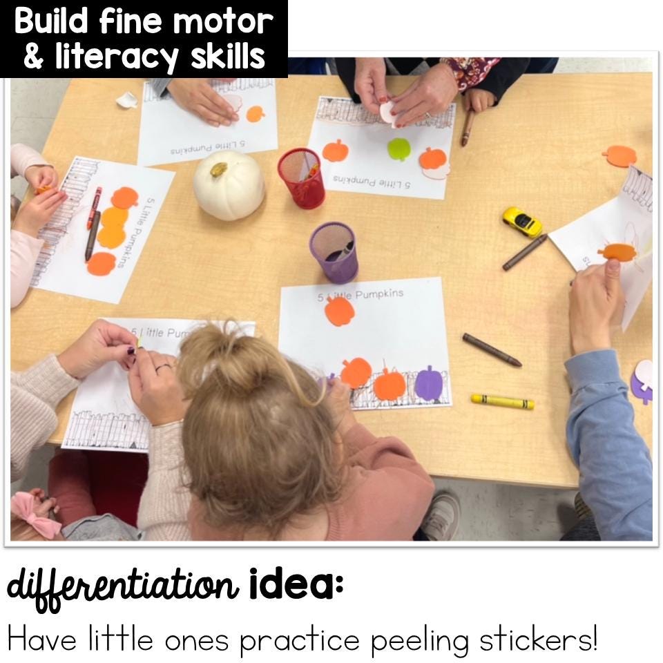 5 Little Pumpkins Activities & Crafts - Halloween Preschool Printables ...