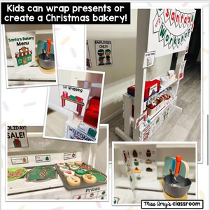 Santa's Workshop Dramatic Play Printables for Preschoolers- Christmas ...