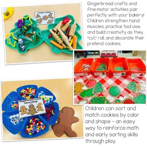 Gingerbread Bakery Dramatic Play Center - Christmas Pretend Play ...