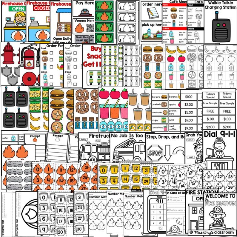 Fire Station Dramatic Play Center - Firefighter & Fire Safety ...