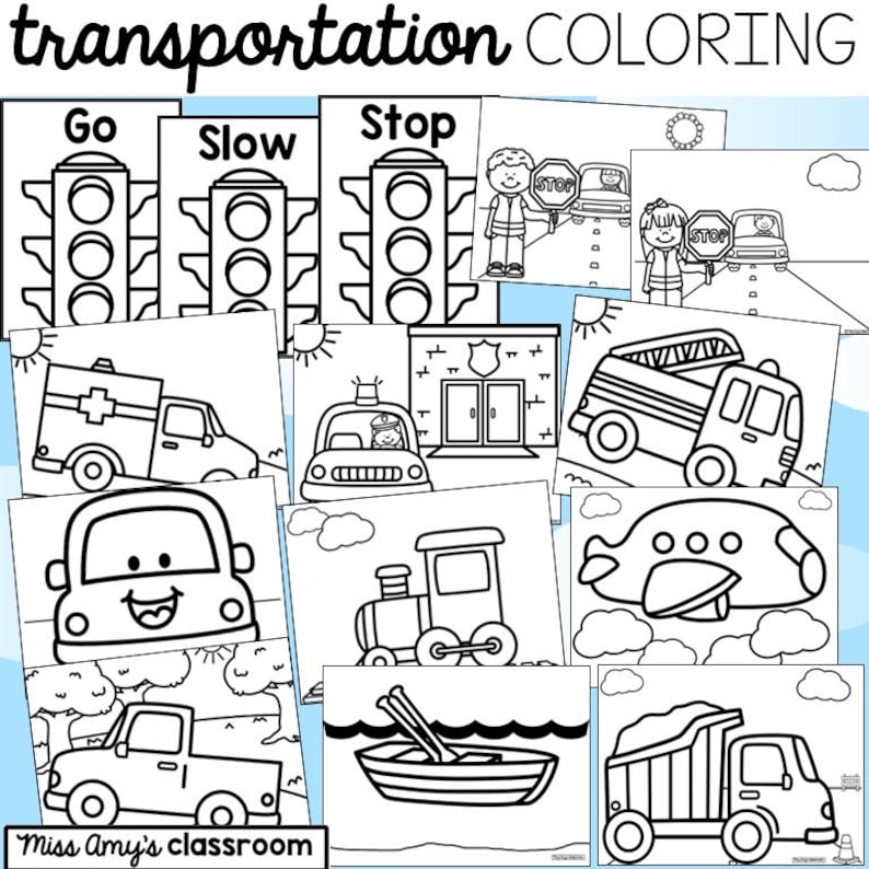 Traffic Light / Stop Light Craft | Transportation Activities ...