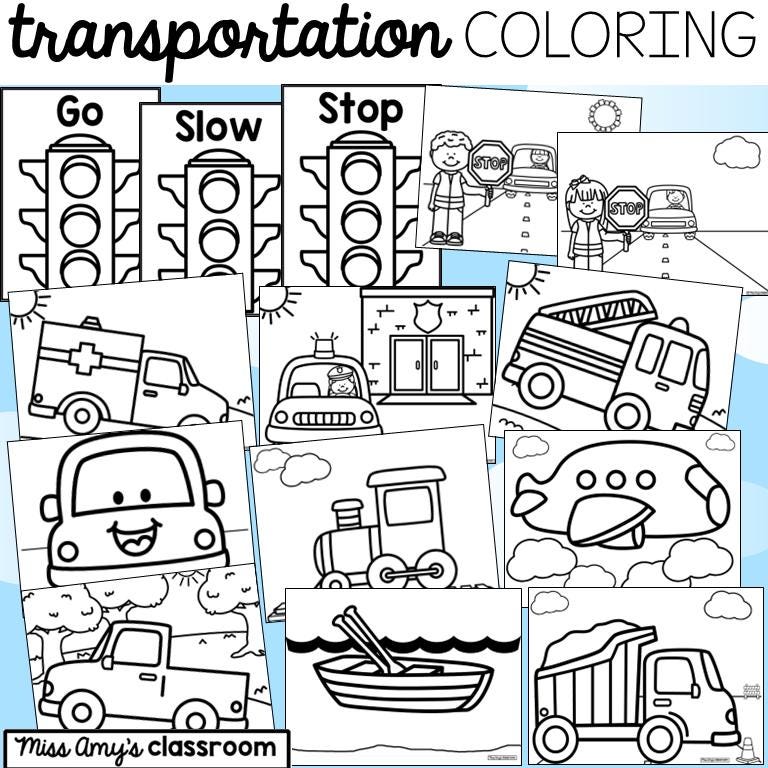 Traffic Light / Stop Light Craft | Transportation Activities ...