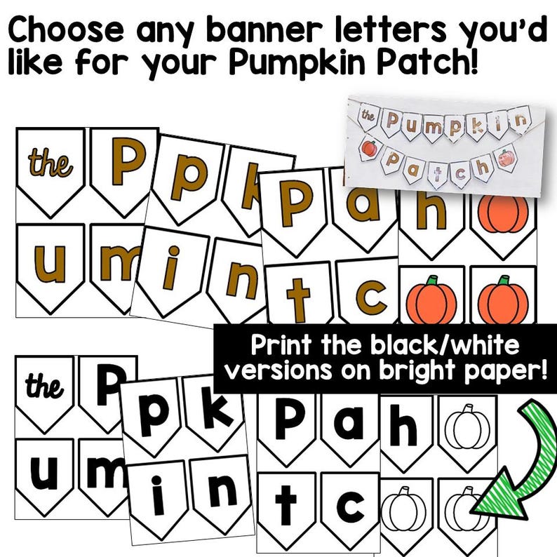 Pumpkin Patch Dramatic Play Printables: Fall Preschool Pretend Play ...