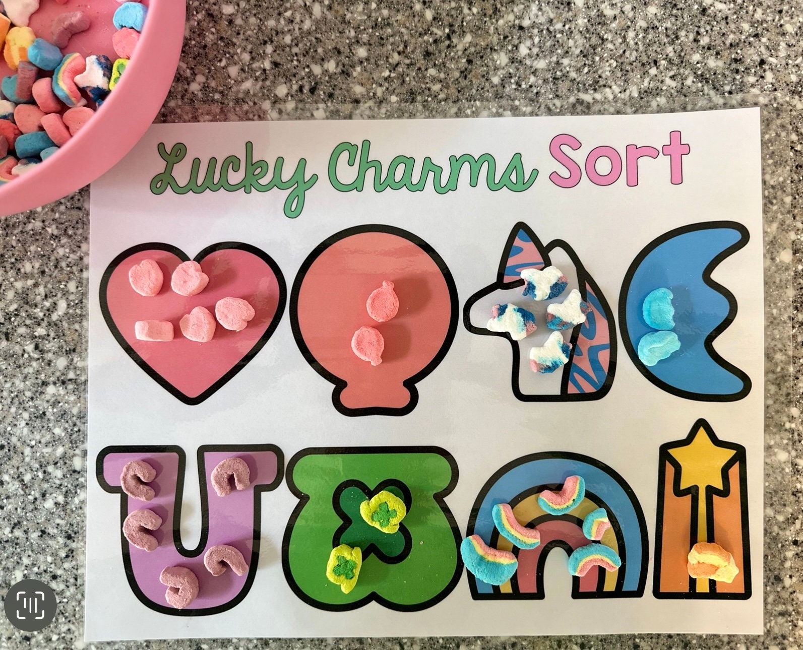 Lucky Charms STEM Activity Pack: Printables for Preschool/kindergarten ...