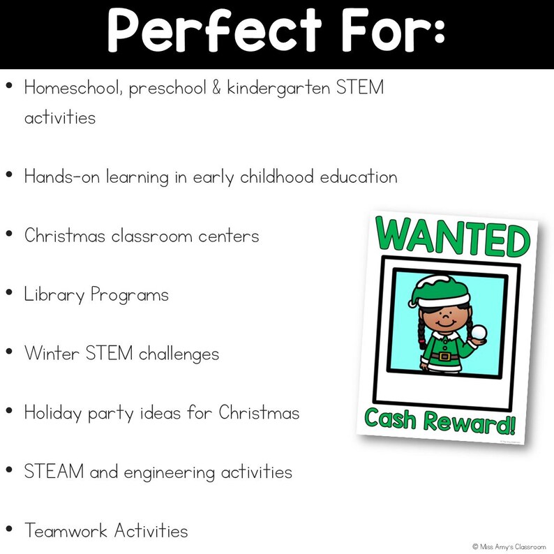 How to Catch an Elf STEM Activity - Preschool & Kindergarten Christmas ...