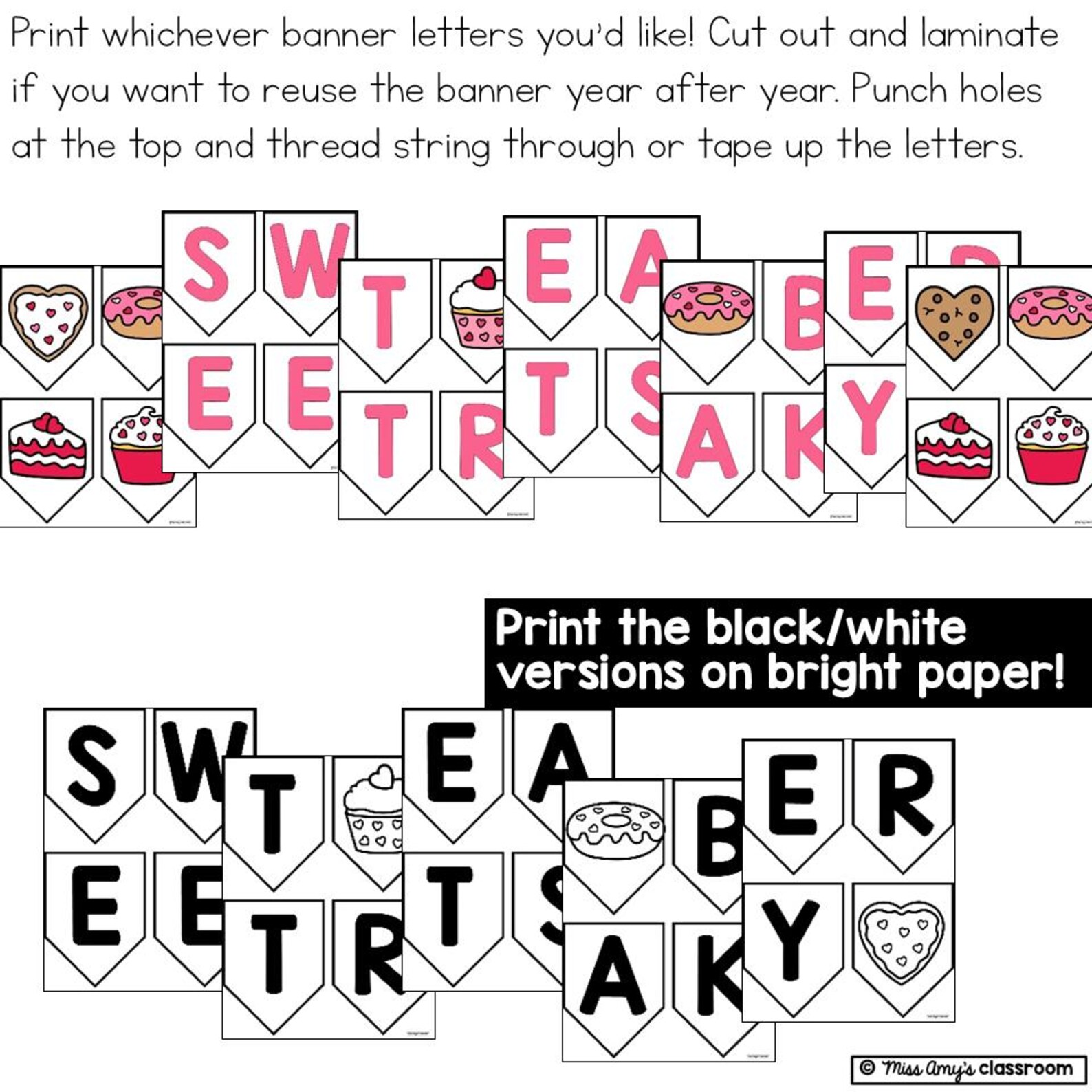 Sweet Treats Bakery: Valentine's Day Bakery Pretend Play Printables ...