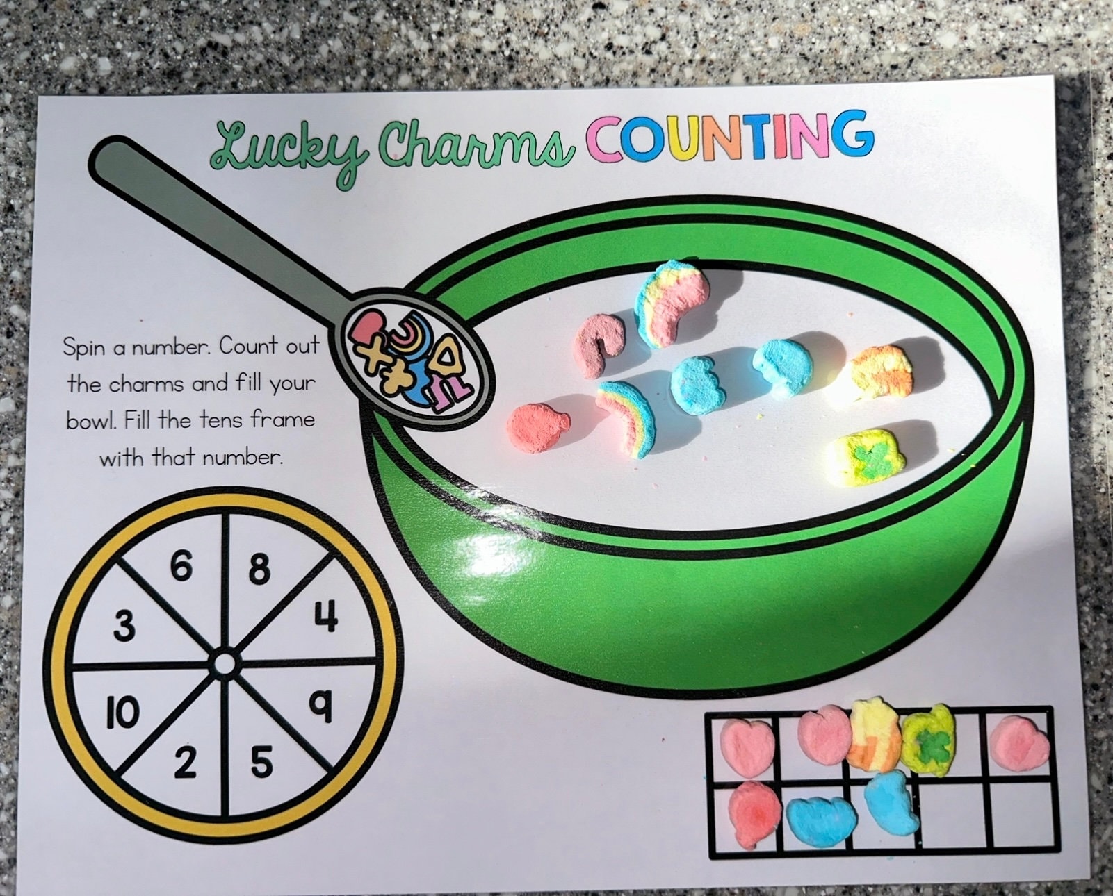 Lucky Charms STEM Activity Pack: Printables for Preschool/kindergarten ...