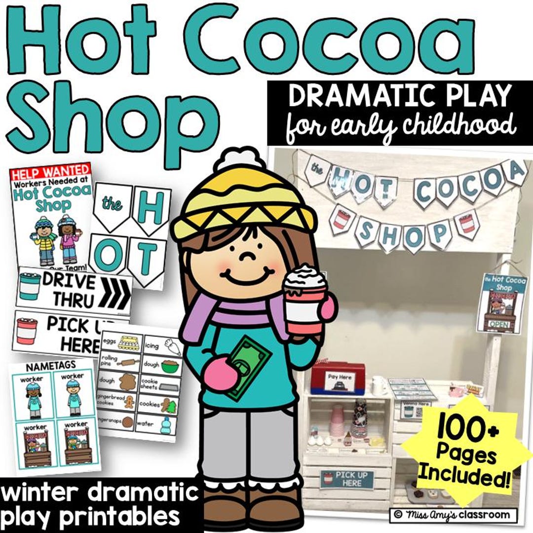 Hot Cocoa Shop - Hot Chocolate Stand Dramatic Play Printables for ...