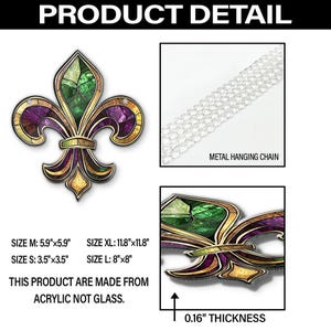 Louisiana Fleur De Lis Decor, Mardi Gras Fleur De Lis Ornament ...