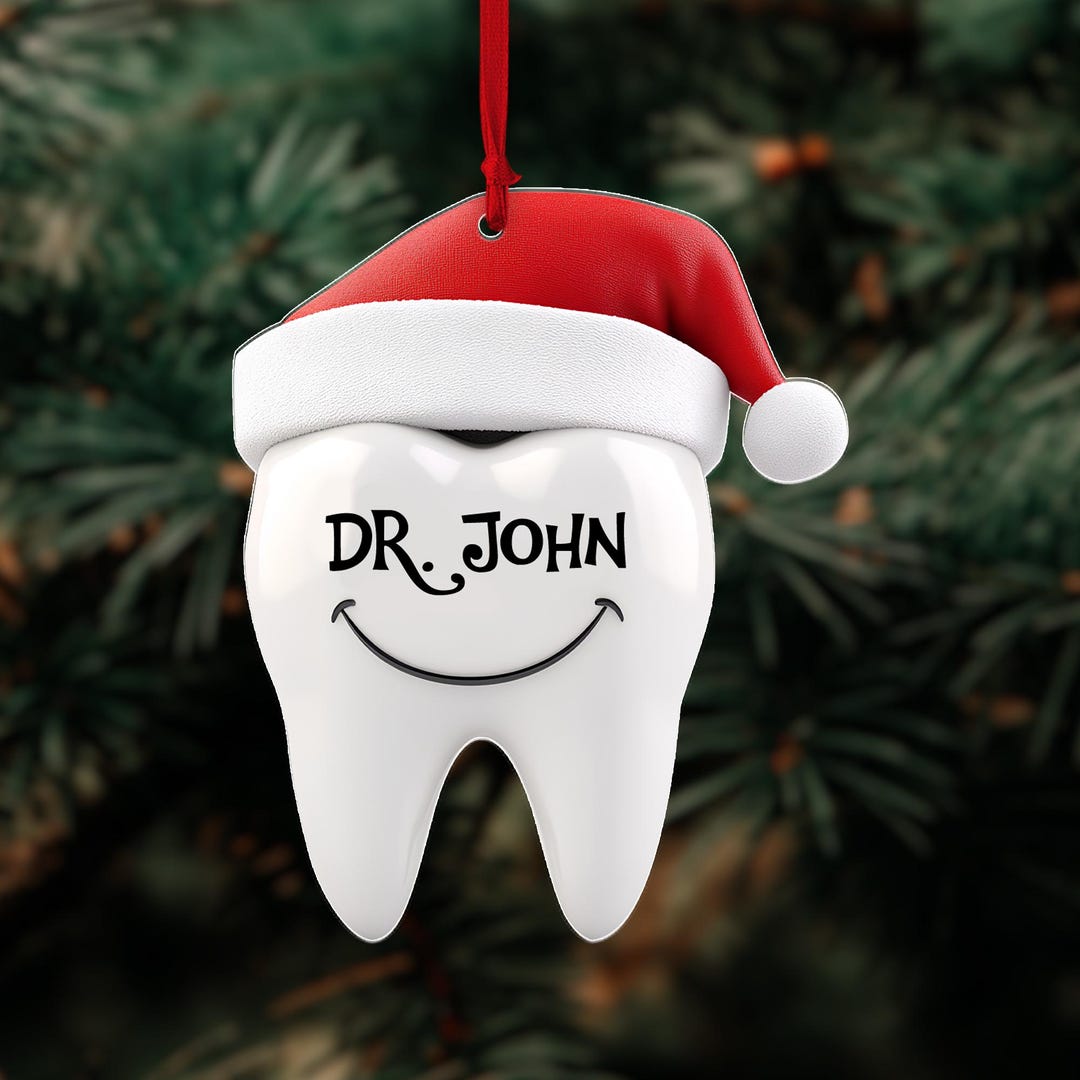 Personalized Dental Gift, Dentist Ornament, Dental Assistant Gift ...