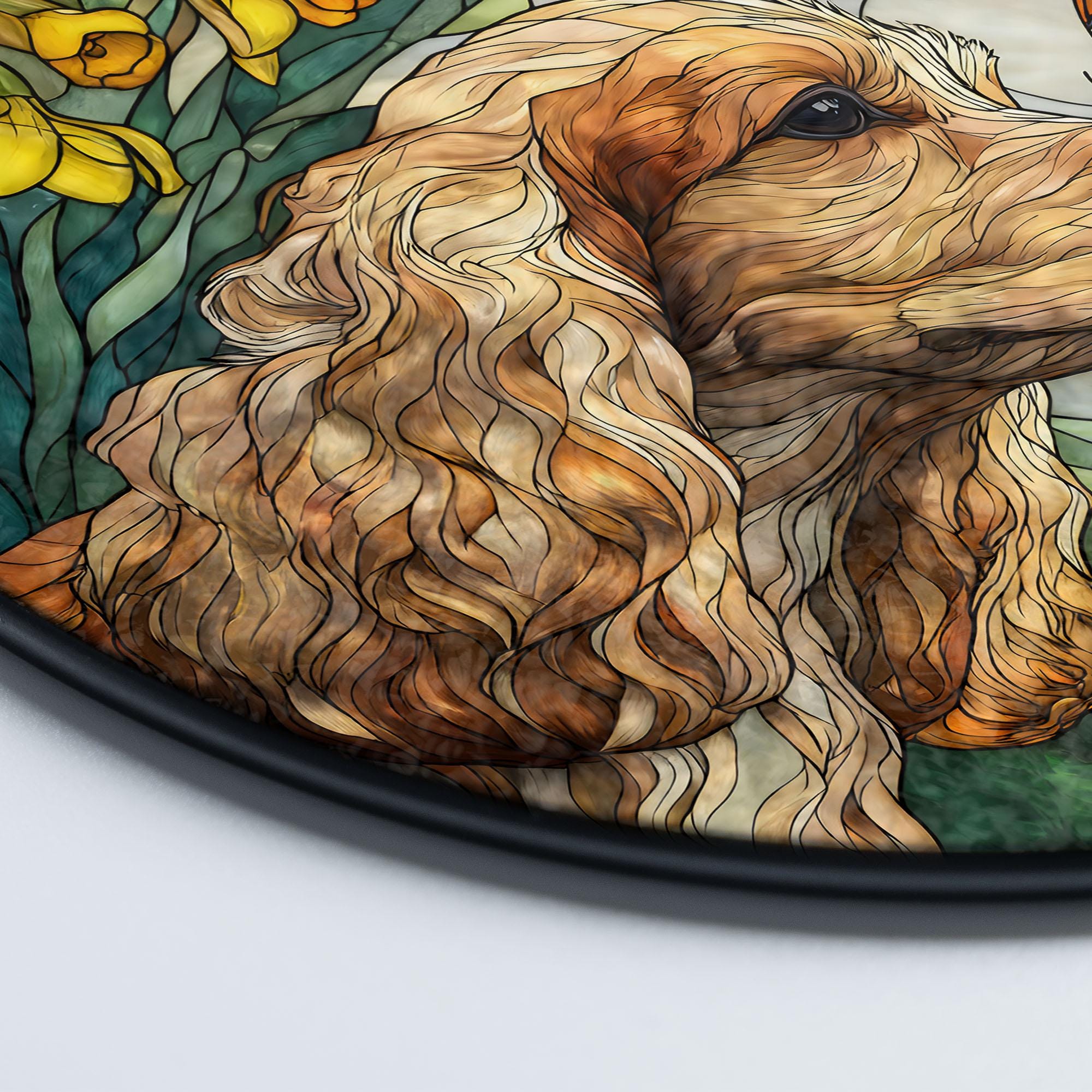 Cocker Spaniel Suncatcher, Cocker Spaniel Gifts, Cocker Dog With ...