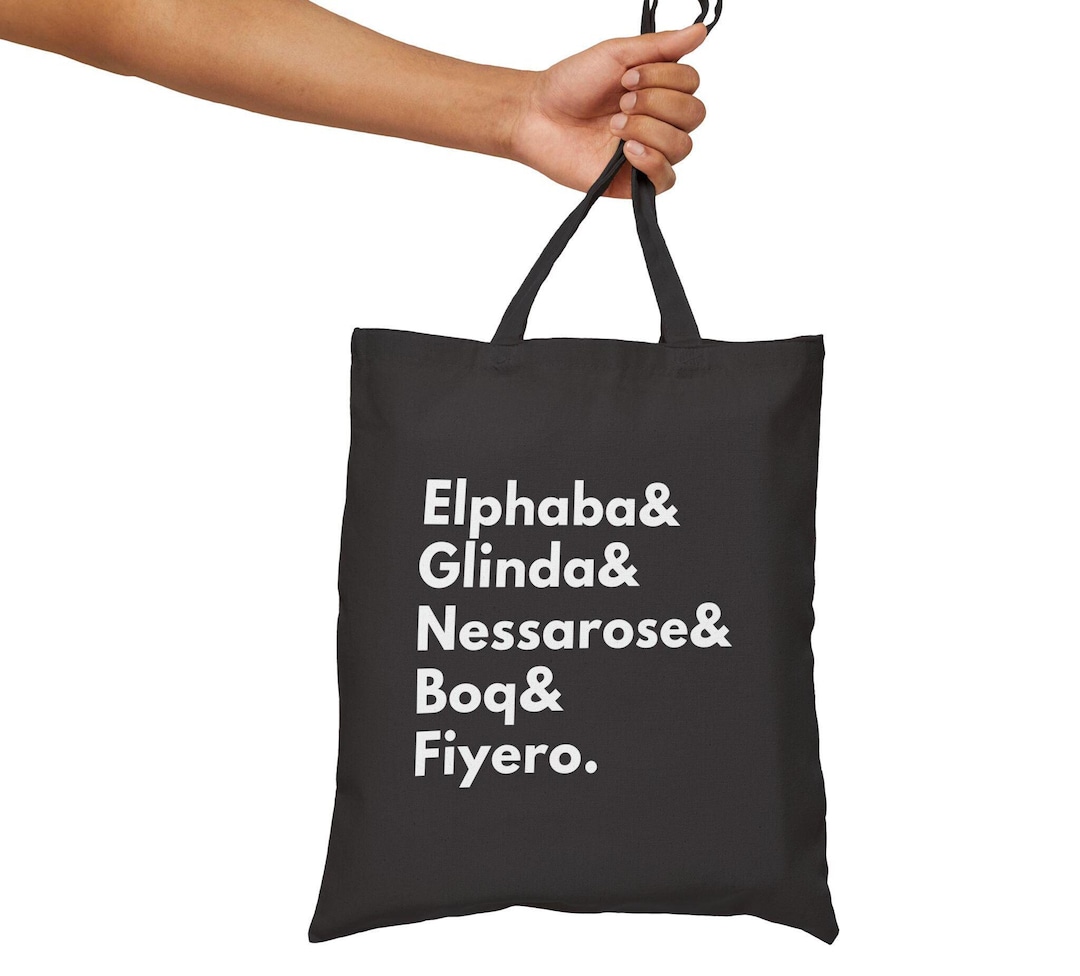 Wicked the Movie Musical Cotton Tote Bag, Broadway Musical Theater ...