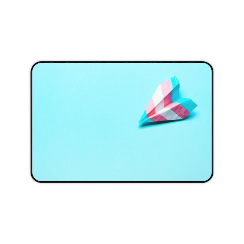 Trans Pride Desk Mat, Transgender Pride Desk Mat, LGBTQIA Desk Mat ...