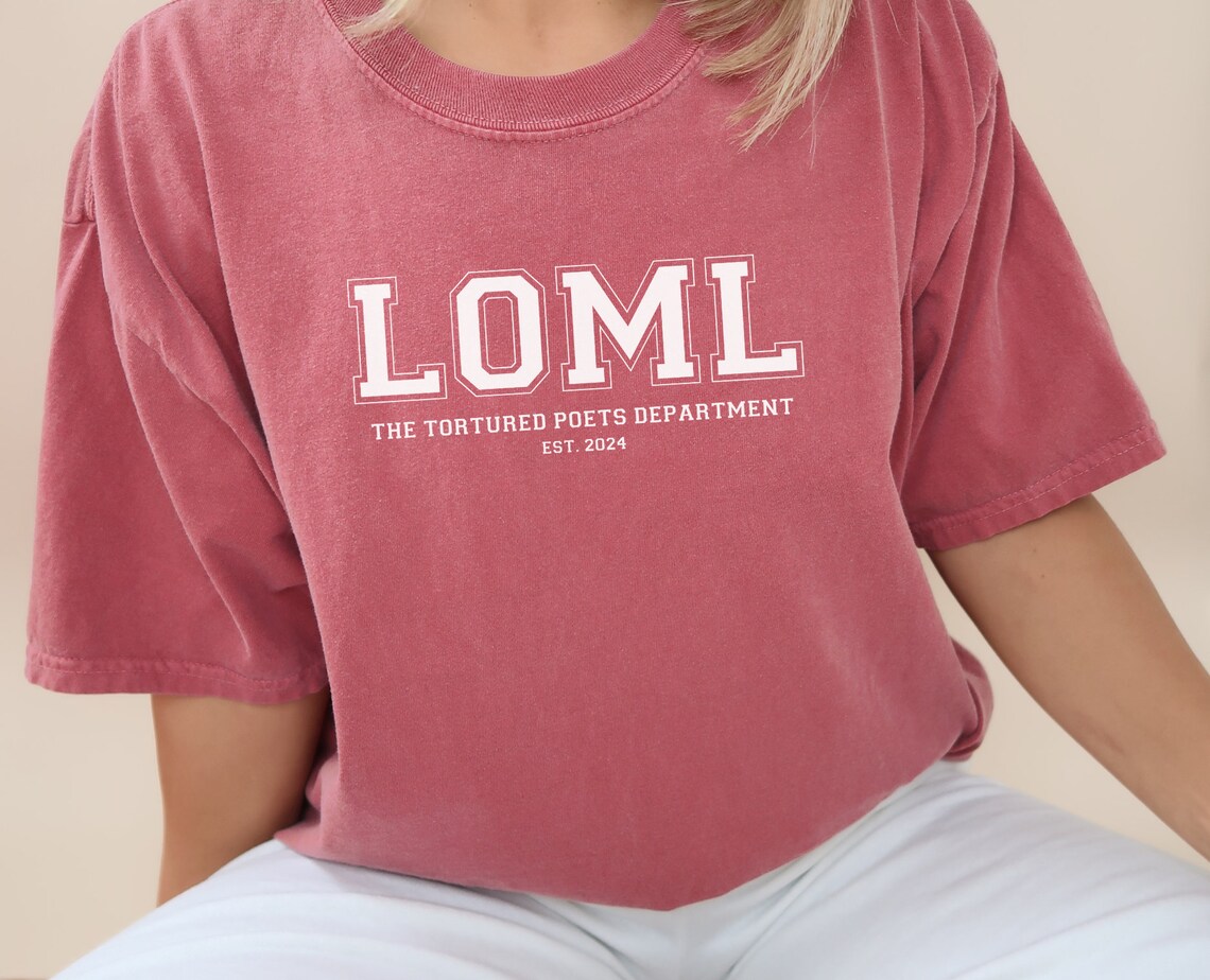 Comfort Colors the Tortured Poets Department Shirt, LOML, Taylor New ...