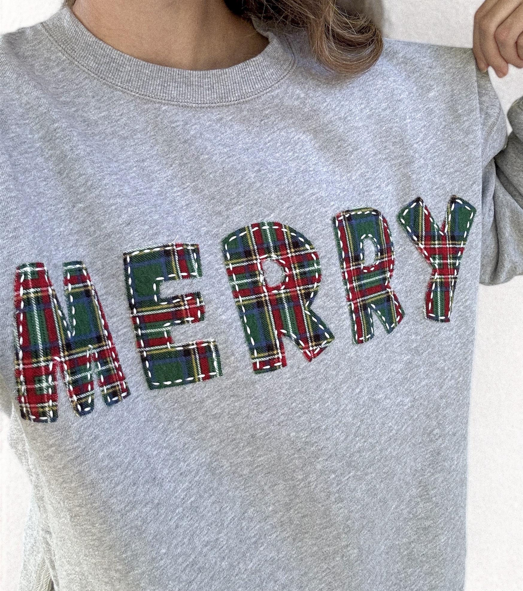 Hand-stitched Patchwork Crewneck - Etsy