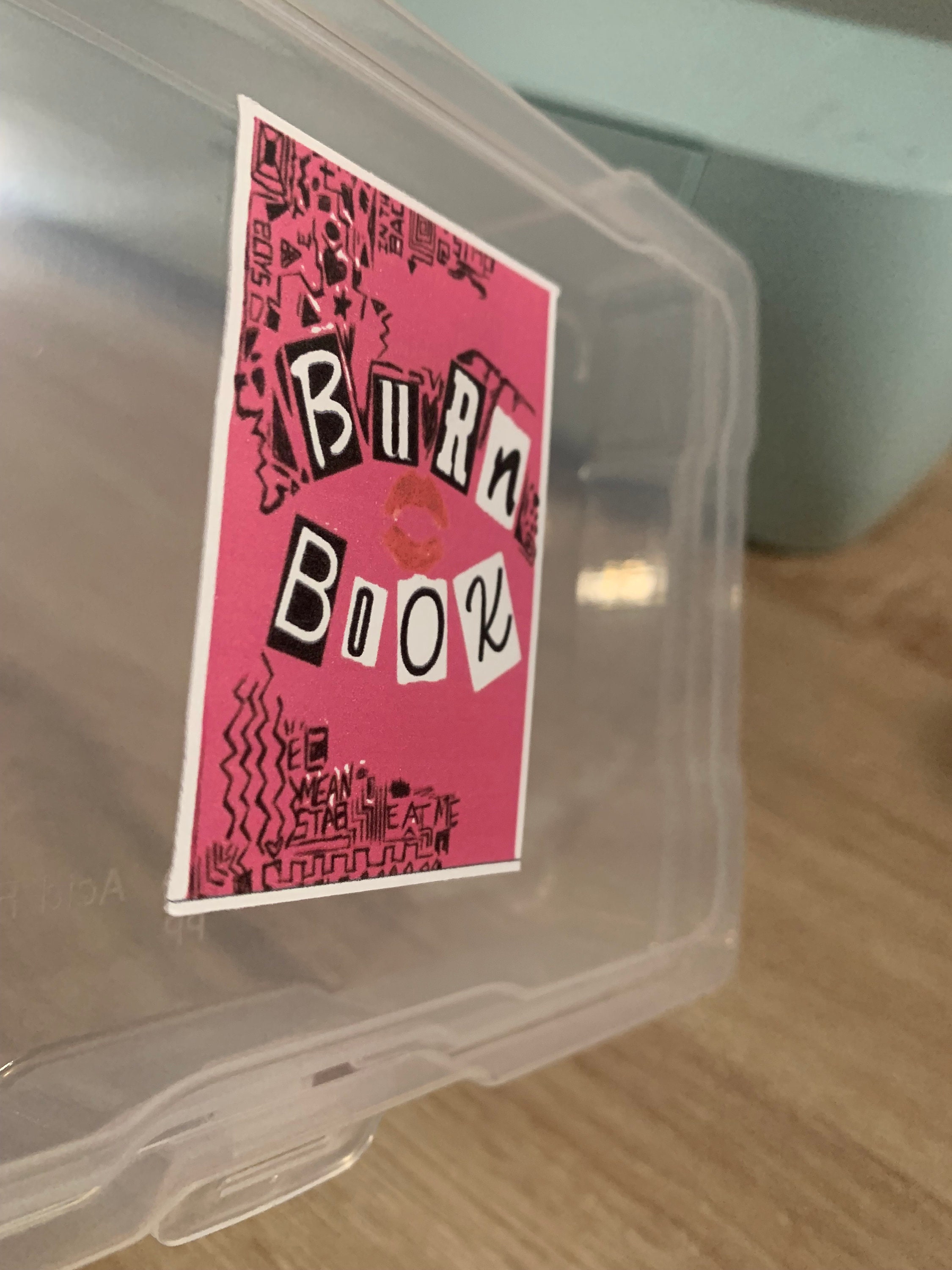 Burn Book Sticker - Inspired by Mean Girls - Etsy
