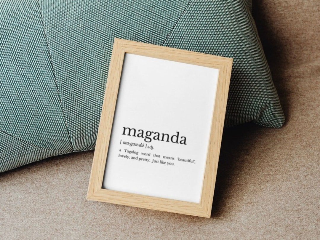 MAGANDA | Filipino Art | Tagalog Expression | Filipino Phrases ...