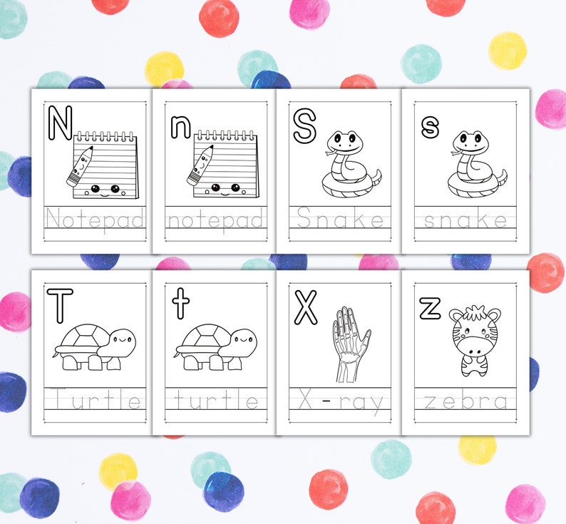 ABC Phonics Tracing, Preschool Kindergarten Handwriting, Handwriting ...