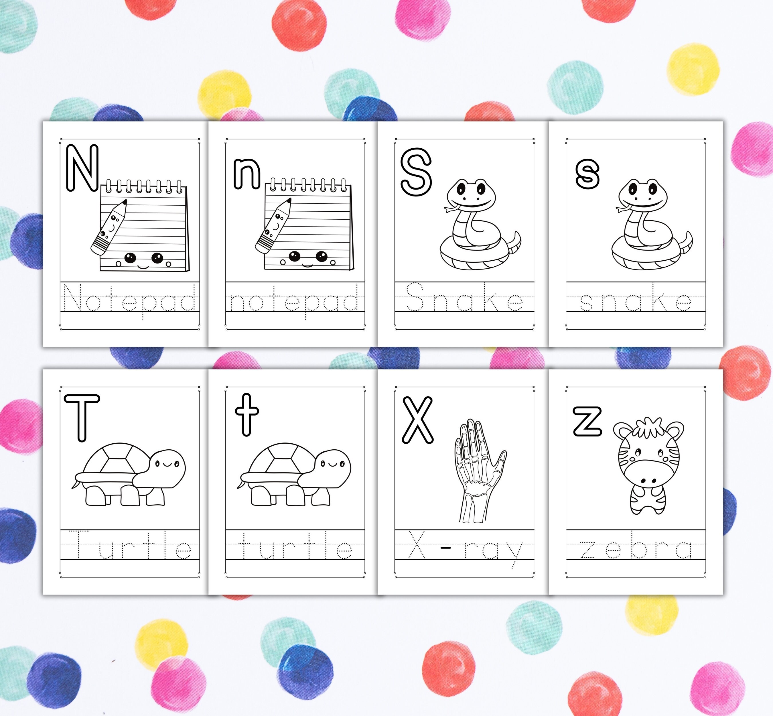 ABC Phonics Tracing, Preschool Kindergarten Handwriting, Handwriting ...