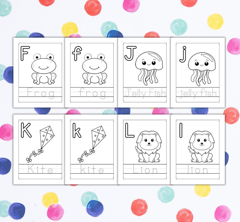 ABC Phonics Tracing, Preschool Kindergarten Handwriting, Handwriting ...