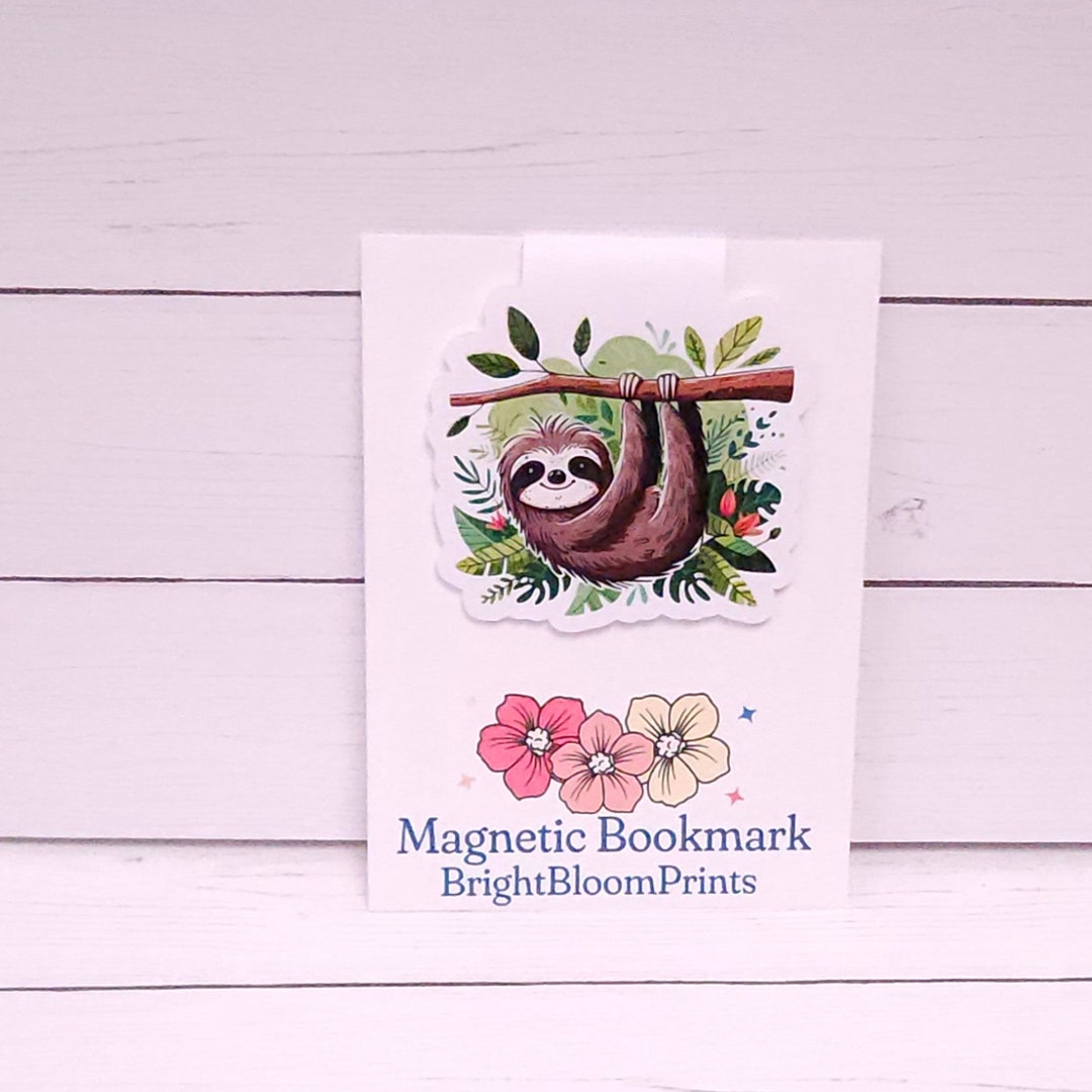 Magnetic Bookmark, Sloth Page Holder, Book Reader Gifts, Mother's Day ...