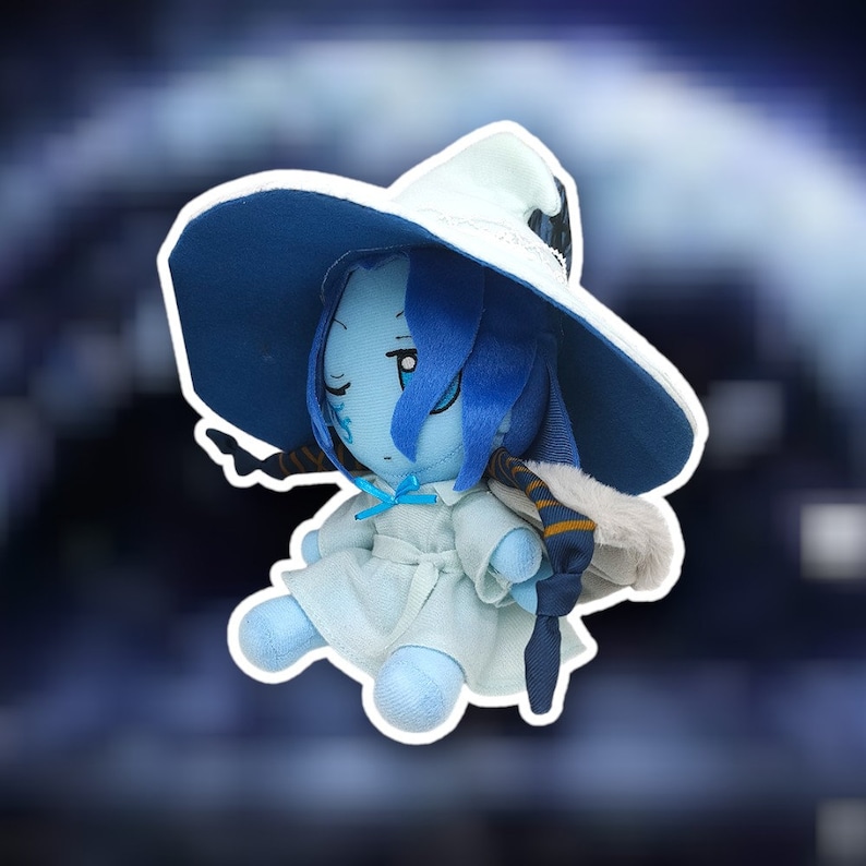 Elden Ring Ranni Plush the Snow Witch Ranni Cute Plushie Kawaii Chibi ...