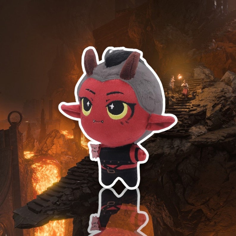 Chibi Karlach Plush DND Plushie's BG3 Plushies Videogame Plushies Gift ...
